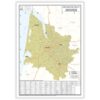 33 - Département de la Gironde - Carte géographique